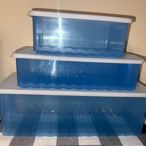 Tupperware | Kitchen | Tupperware Fridgesmart Containers 3 Piece Set ...
